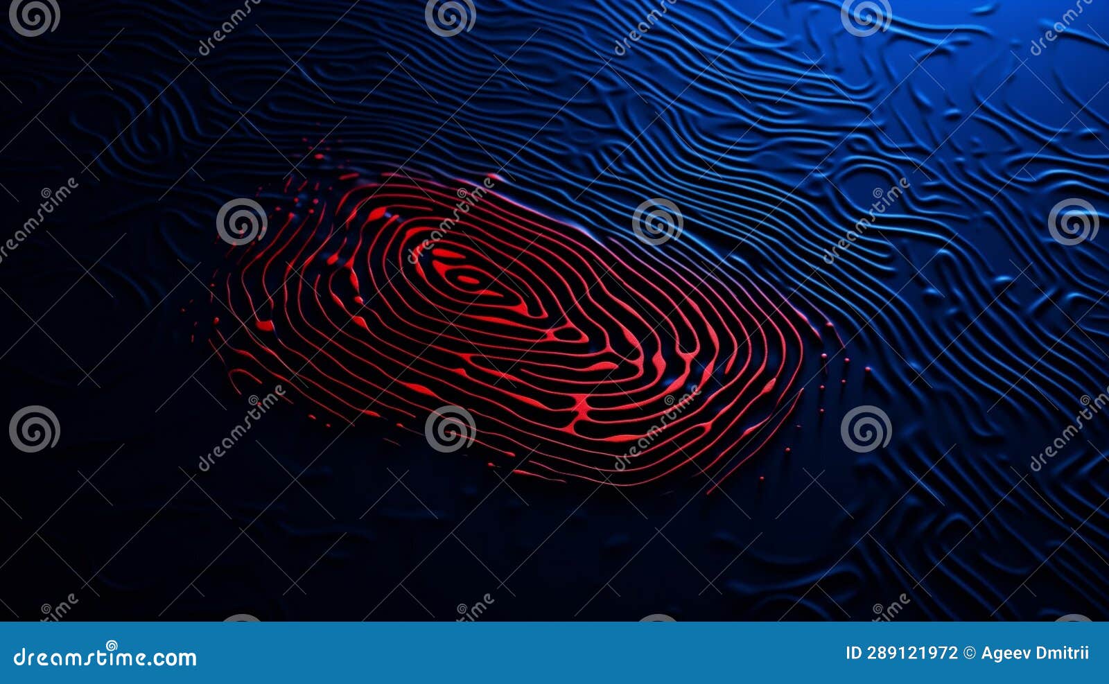 Blue Pattern Texture Technology Wave Fingerprint Abstract Background ...