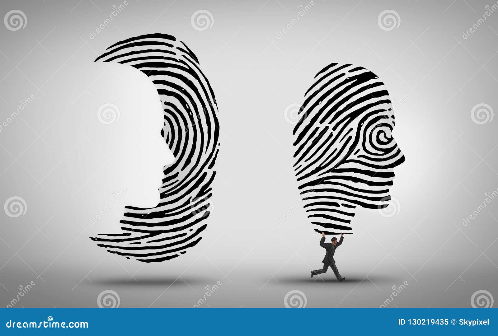 Identity Hacking stock illustration. Illustration of thief - 130219435