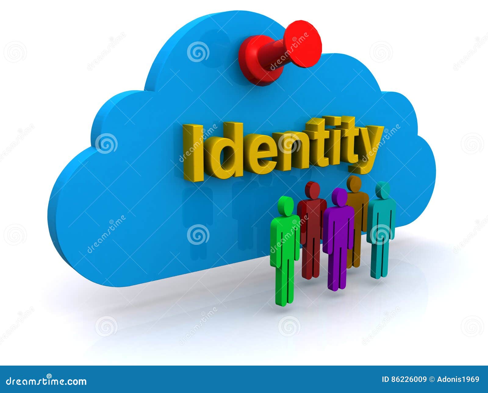 Identity stock illustration. Illustration of pinned, artistic - 86226009