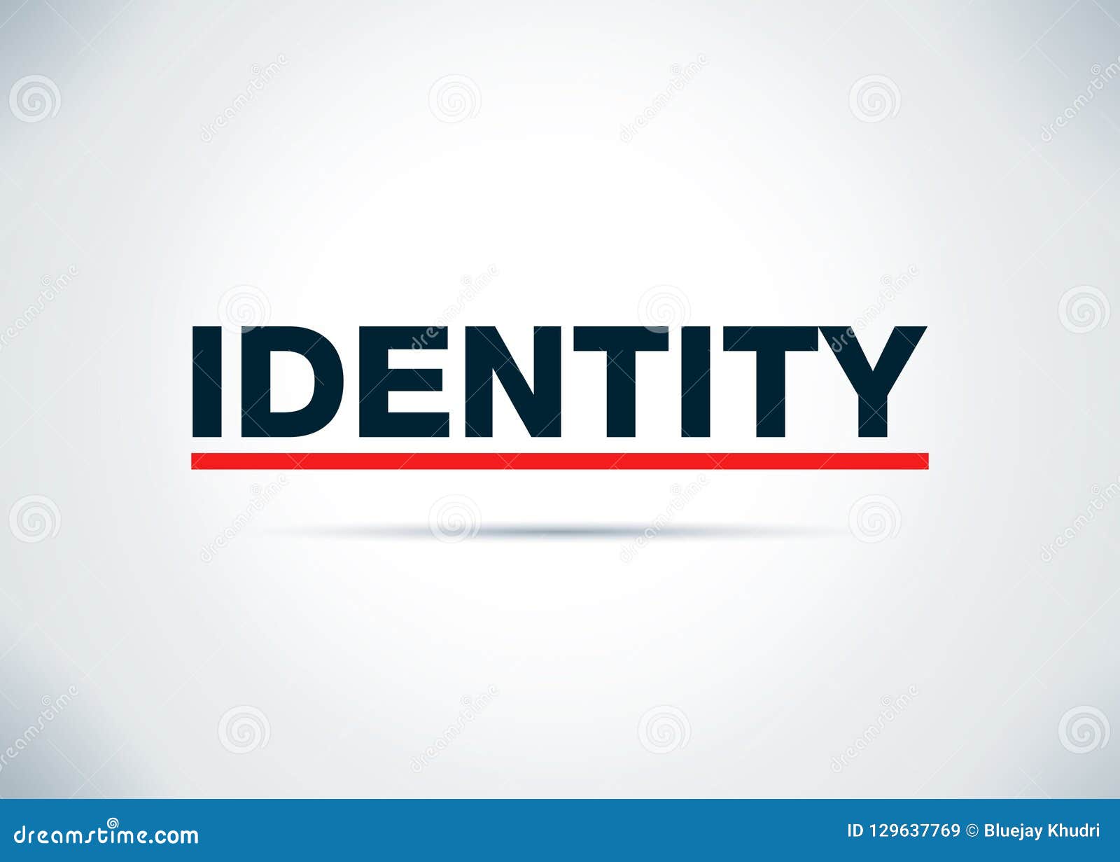 Identity Abstract Flat Background Design Illustration Stock ...