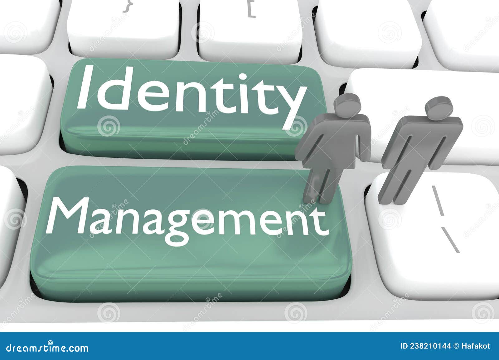 Identity Management Concept Stock Illustration - Illustration of data ...