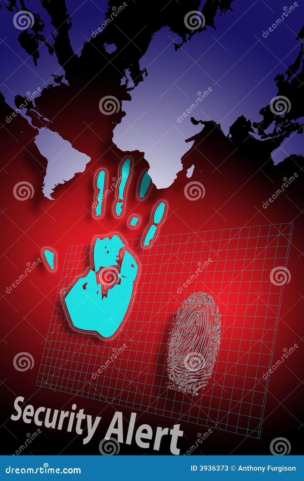Identity theft Alert 2 stock illustration. Illustration of digitally ...