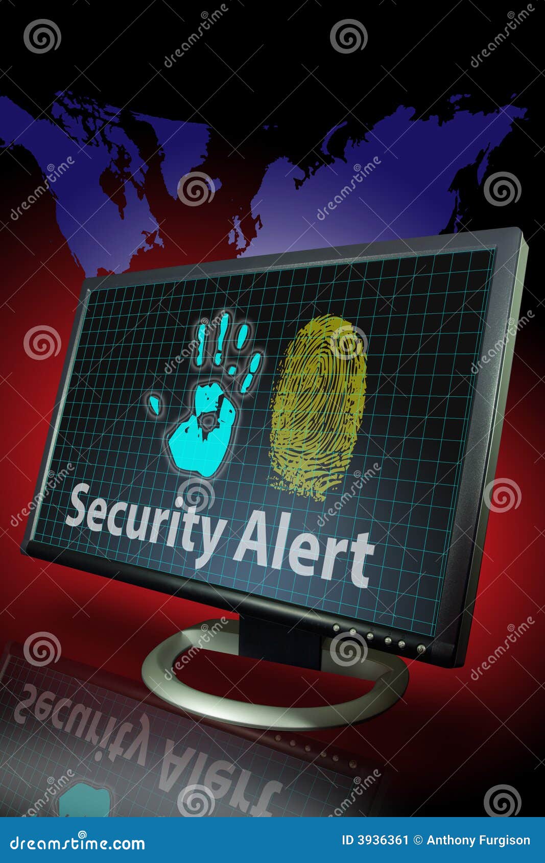 Identity theft print Alert stock illustration. Illustration of ...