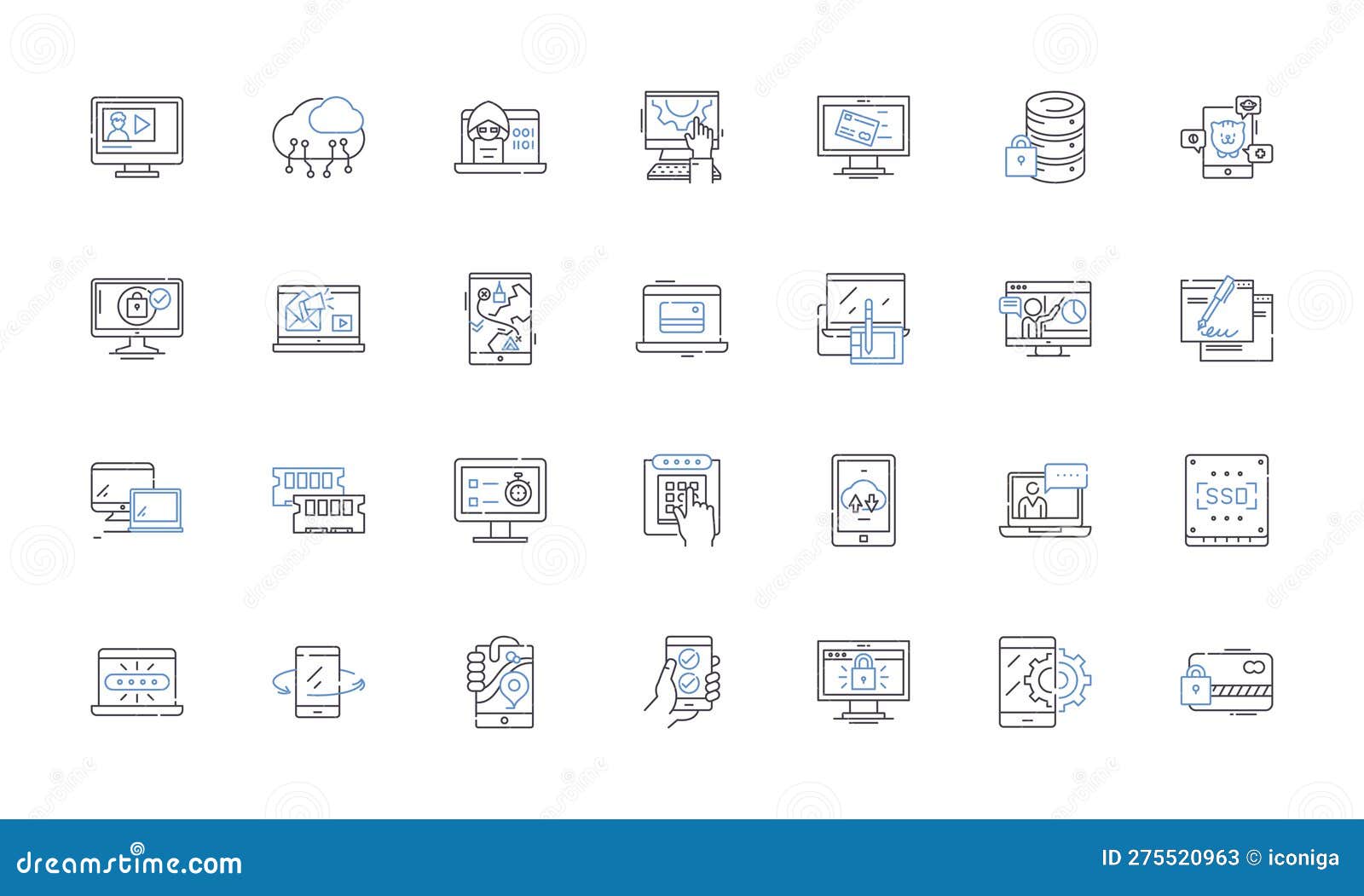 Identity Verification Line Icons Collection. Authentication, Biometrics ... Identity Verification Line Icons Collection. Authentication, Biometrics ...