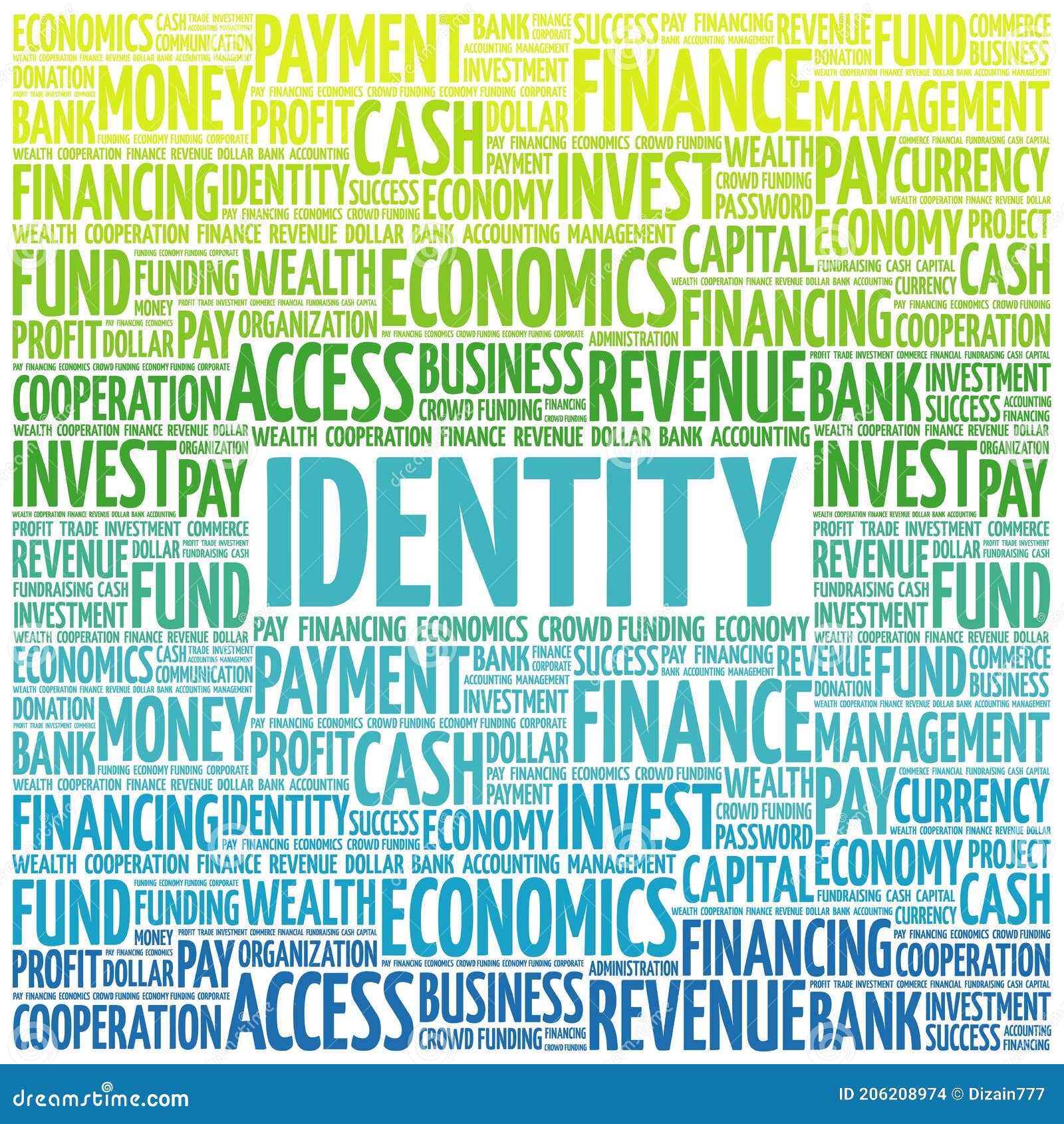 IDENTITY word cloud stock illustration. Illustration of identity ...