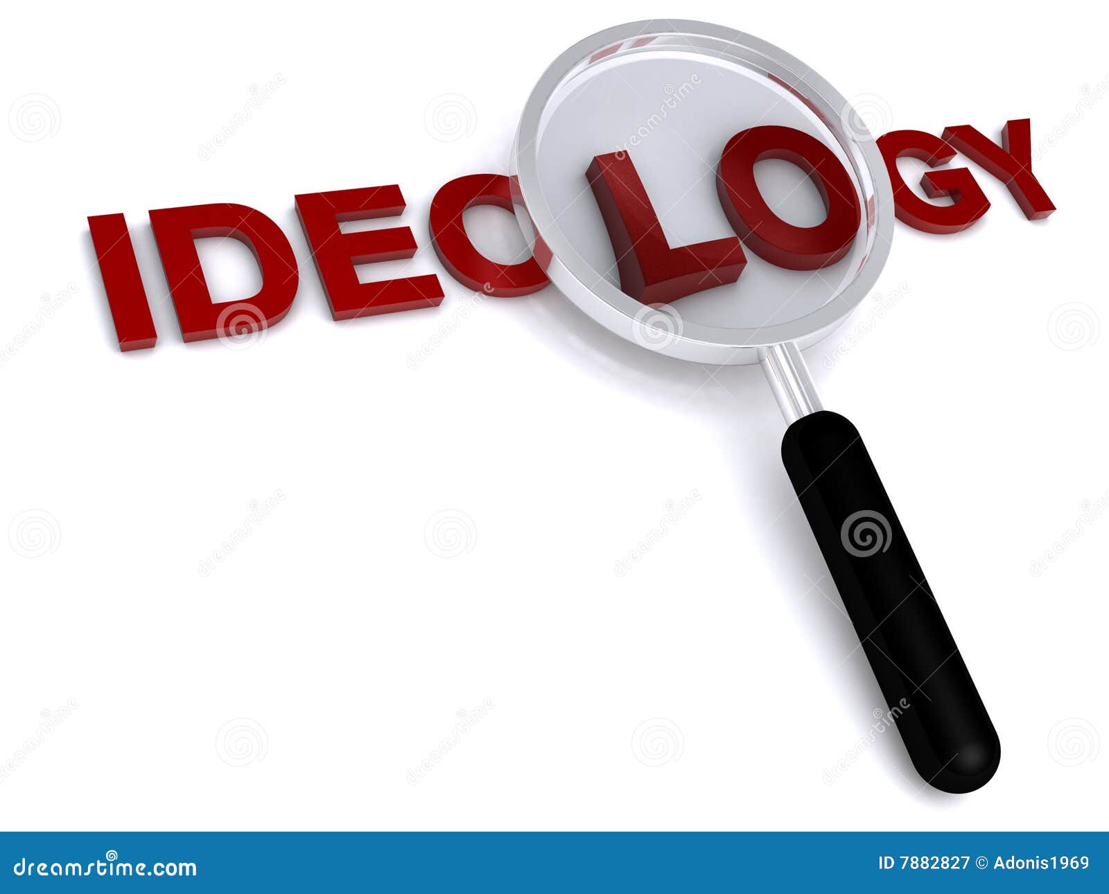 Ideología stock de ilustración. Ilustración de palabra - 7882827