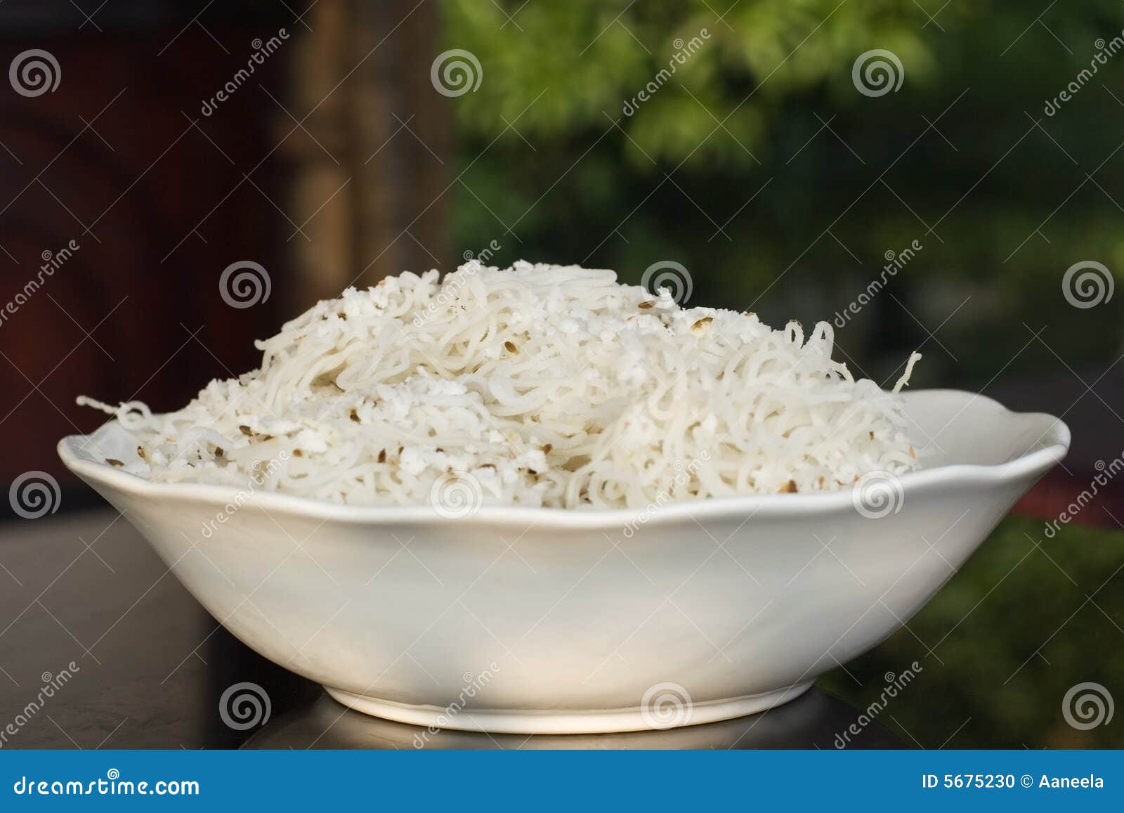 Idiappam: Indian Rice Noodles Stock Photo - Image of dish, bowl: 5675230