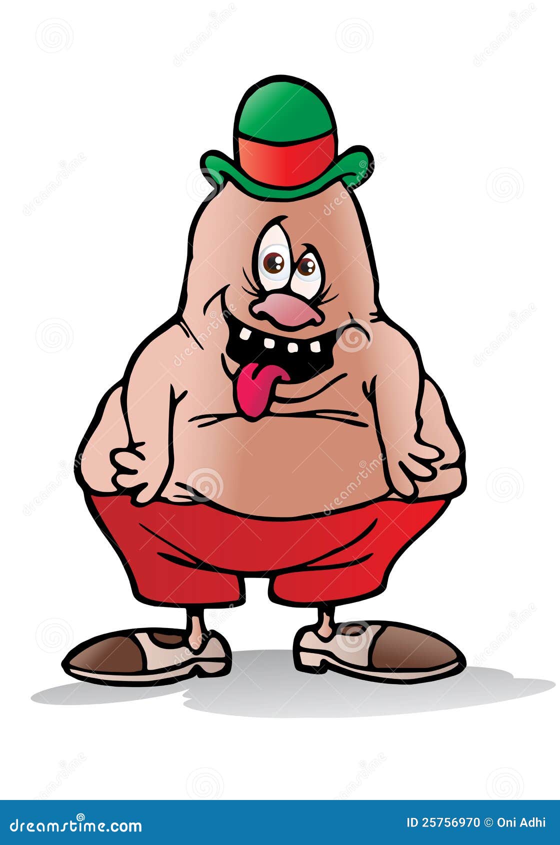 Idiota ilustração stock. Ilustração de macho, idiota - 25756970