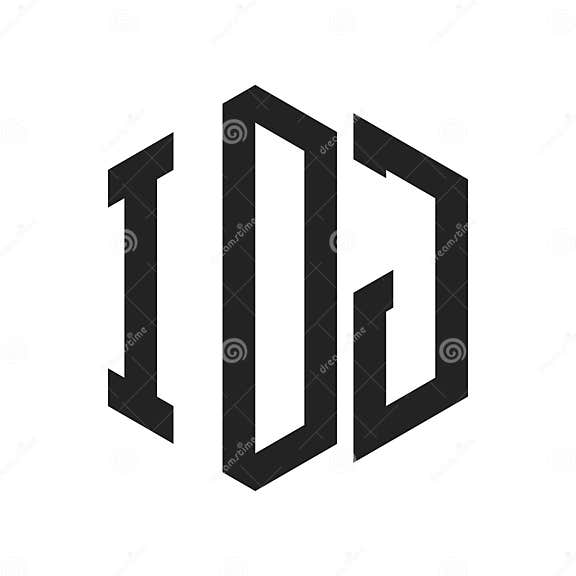 IDJ Logo Design. Initial Letter IDJ Monogram Logo Using Hexagon Shape ...