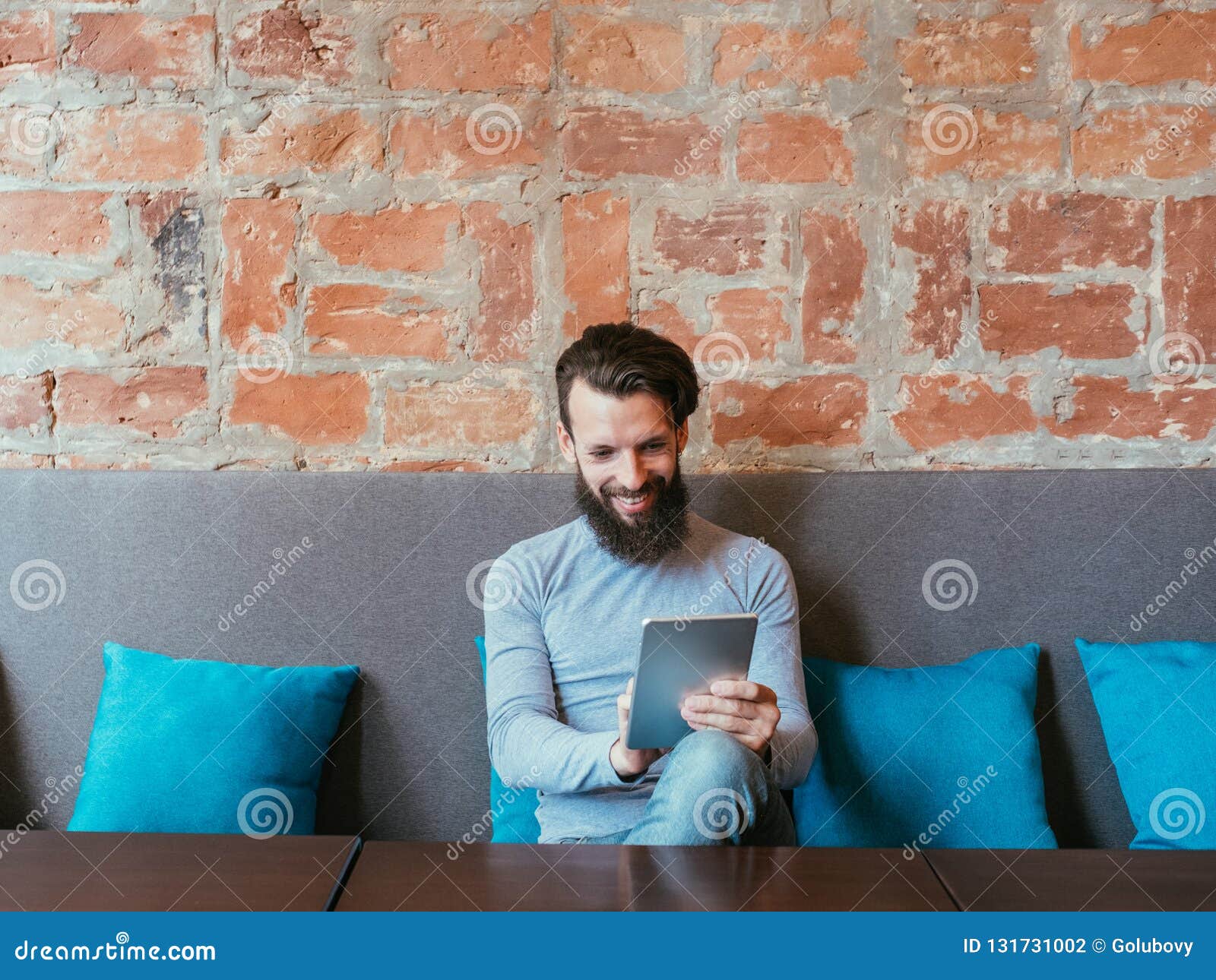 Idle Leisure Internet Addiction Tablet Apps Gaming Stock Photo - Image ...