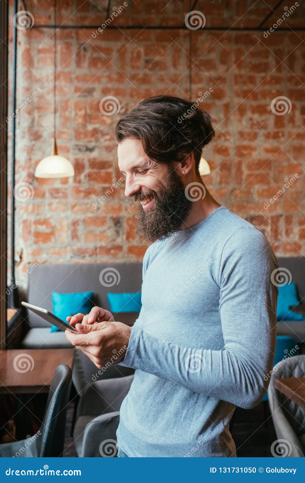 Idle Leisure Internet Addiction Tablet Apps Gaming Stock Photo - Image ...