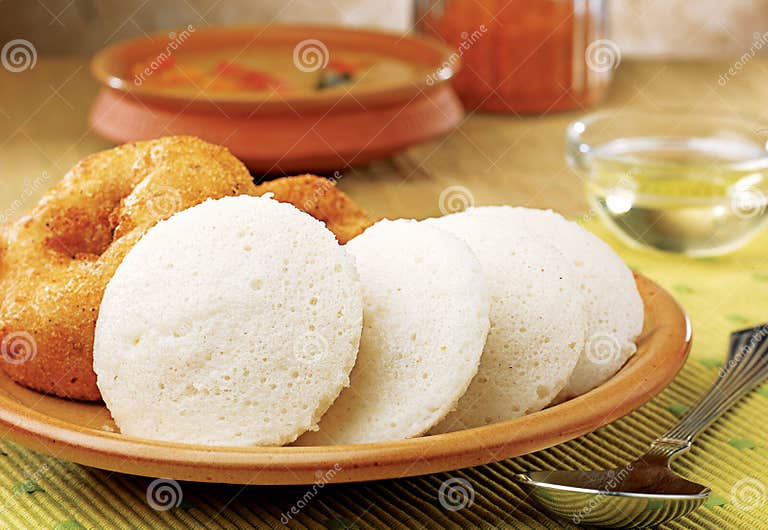 IDLI VADA SAMBHAR stock image. Image of tamilnadu, chutney - 26704273
