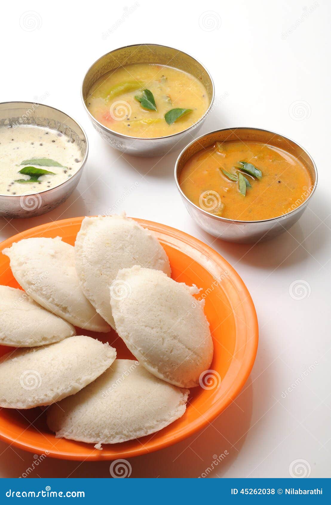 Idly sambar stock photo. Image of dinner, idli, lunch - 45262038