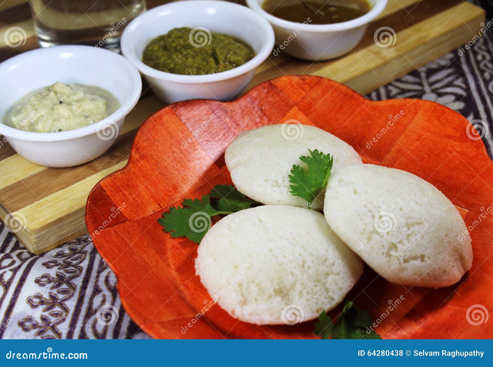 Idly stock photo. Image of sambaar, idli, indian, bowl - 64280438
