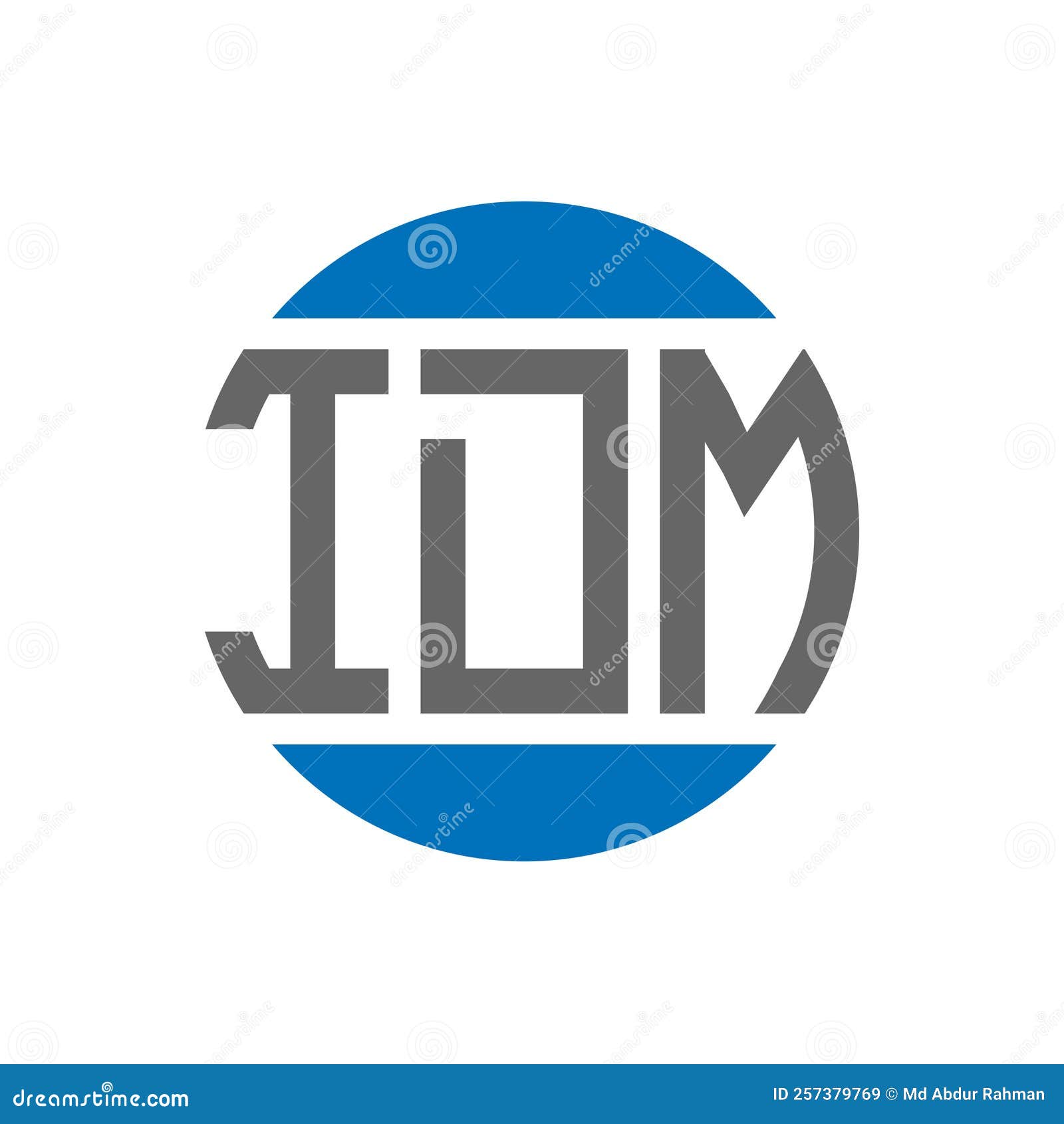 IDM Letter Logo Design on White Background. IDM Creative Initials ...