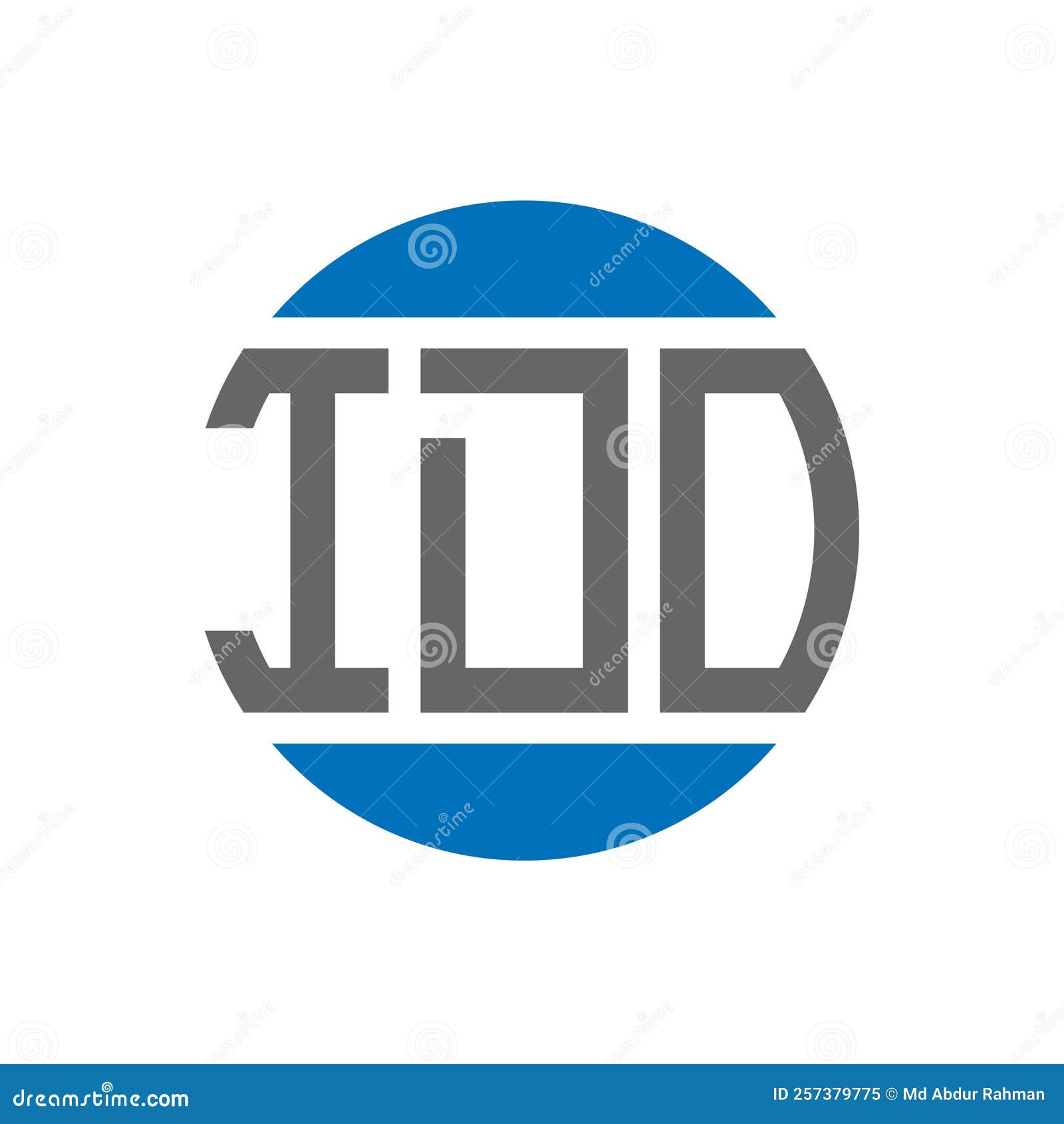 IDO Letter Logo Design On White Background. IDO Creative Initials ...