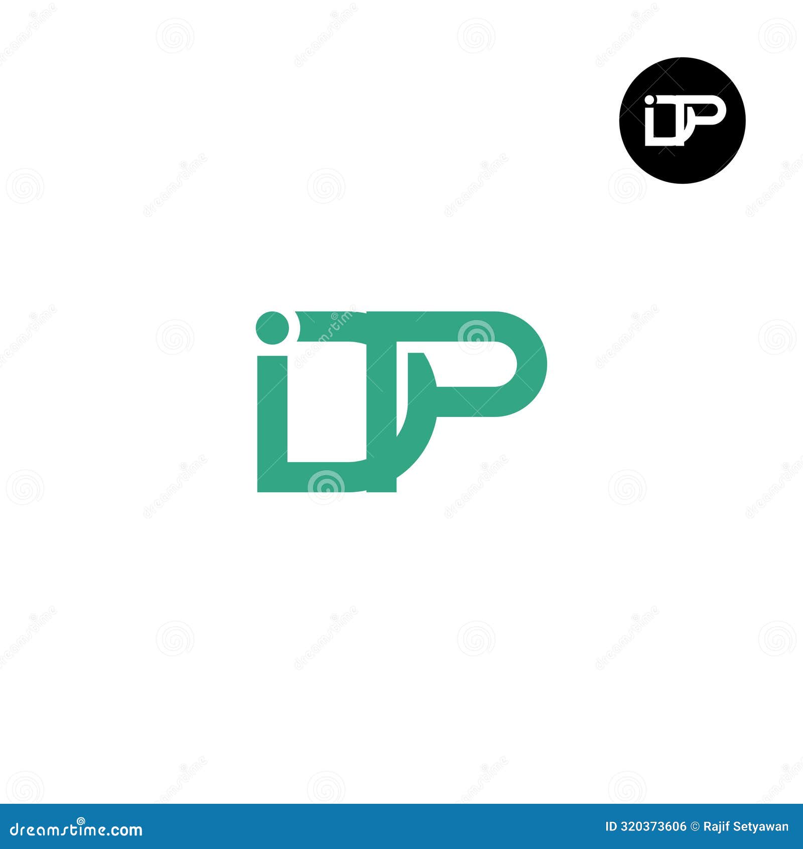 IDP Logo Letter Monogram Design Stock Vector - Illustration of ...