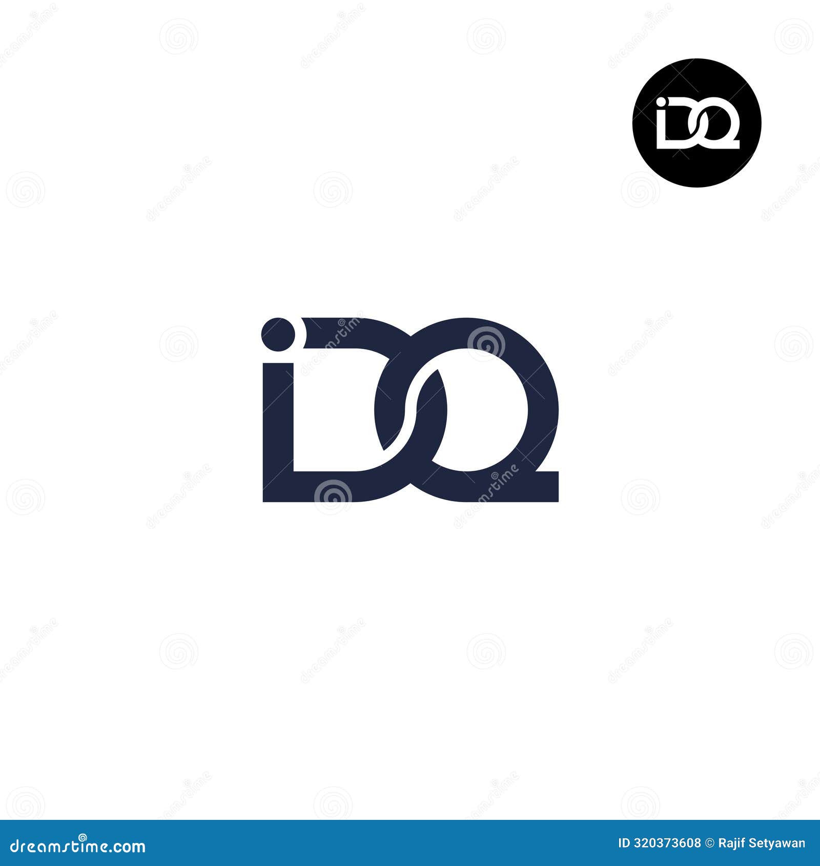 IDQ Logo Letter Monogram Design Stock Vector - Illustration of ...