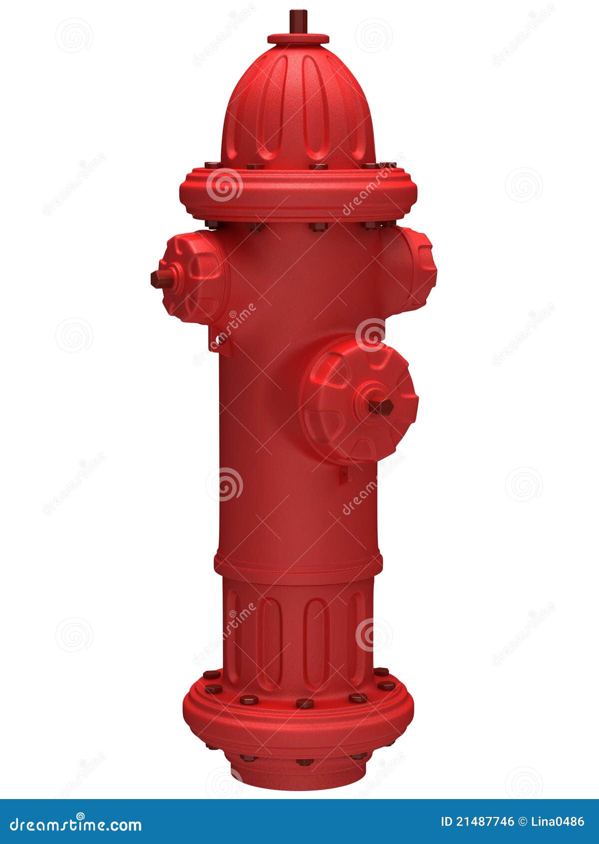 Idrante antincendio rosso illustrazione di stock. Illustrazione di ...