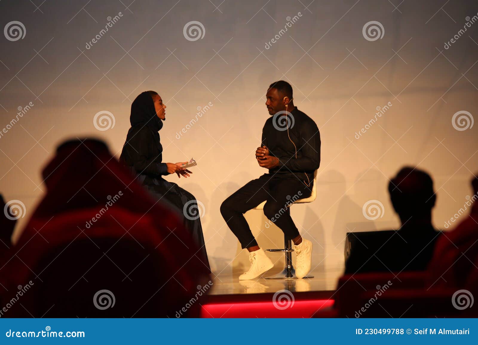Idris Elba - Saudi Arabia editorial stock photo. Image of spoke - 230499788