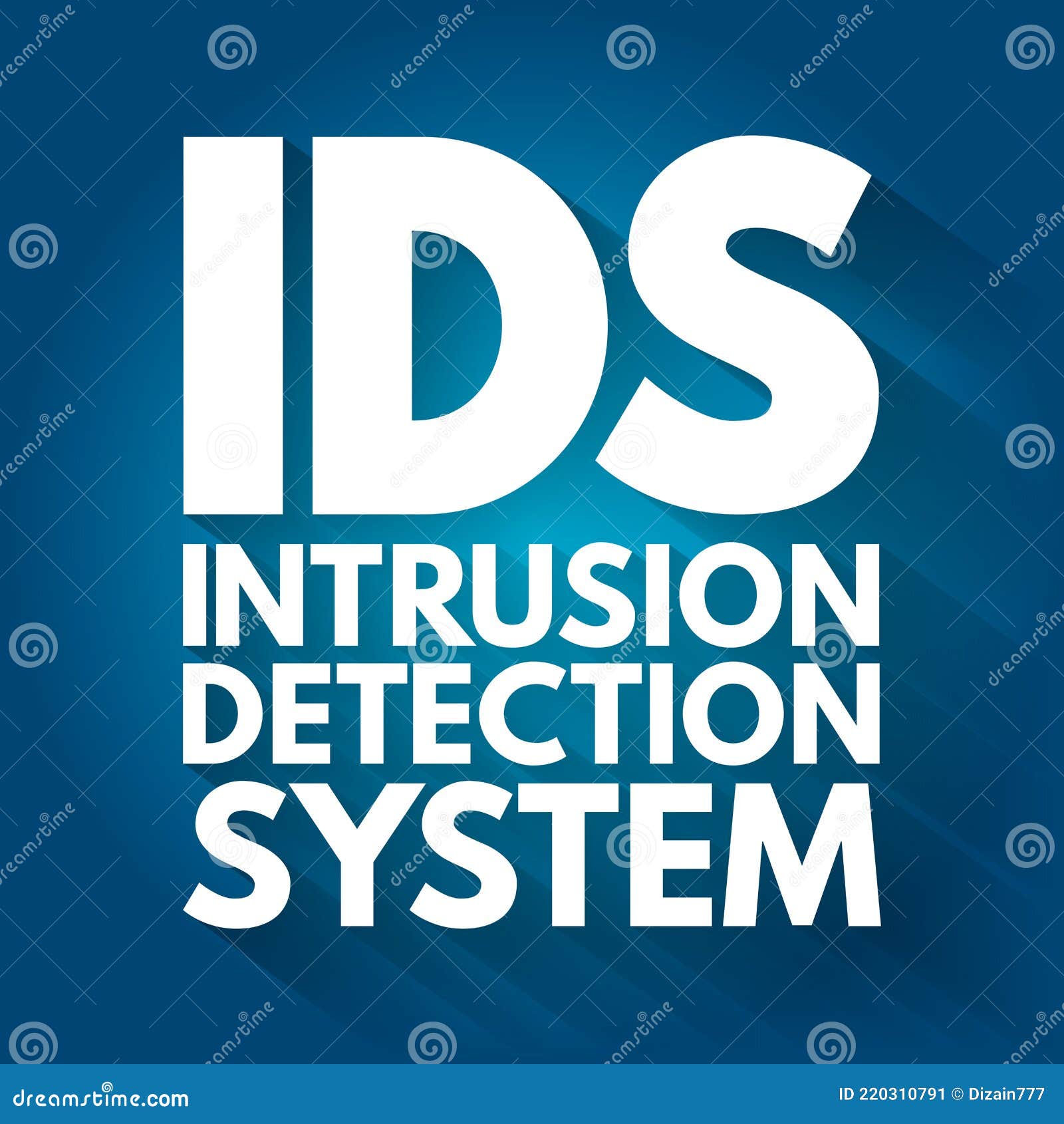IDS - Intrusion Detection System Acronym, Technology Concept Background ...