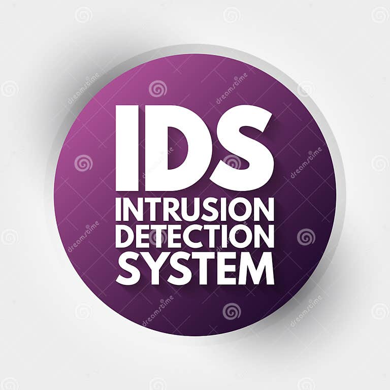 IDS - Intrusion Detection System Acronym, Technology Concept Background ...