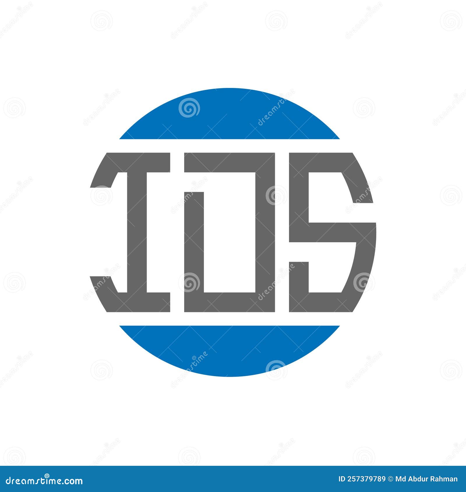 IDS Letter Logo Design On White Background. IDS Creative Initials ...