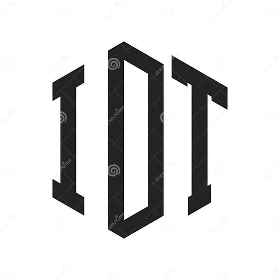 IDT Logo Design. Initial Letter IDT Monogram Logo Using Hexagon Shape ...