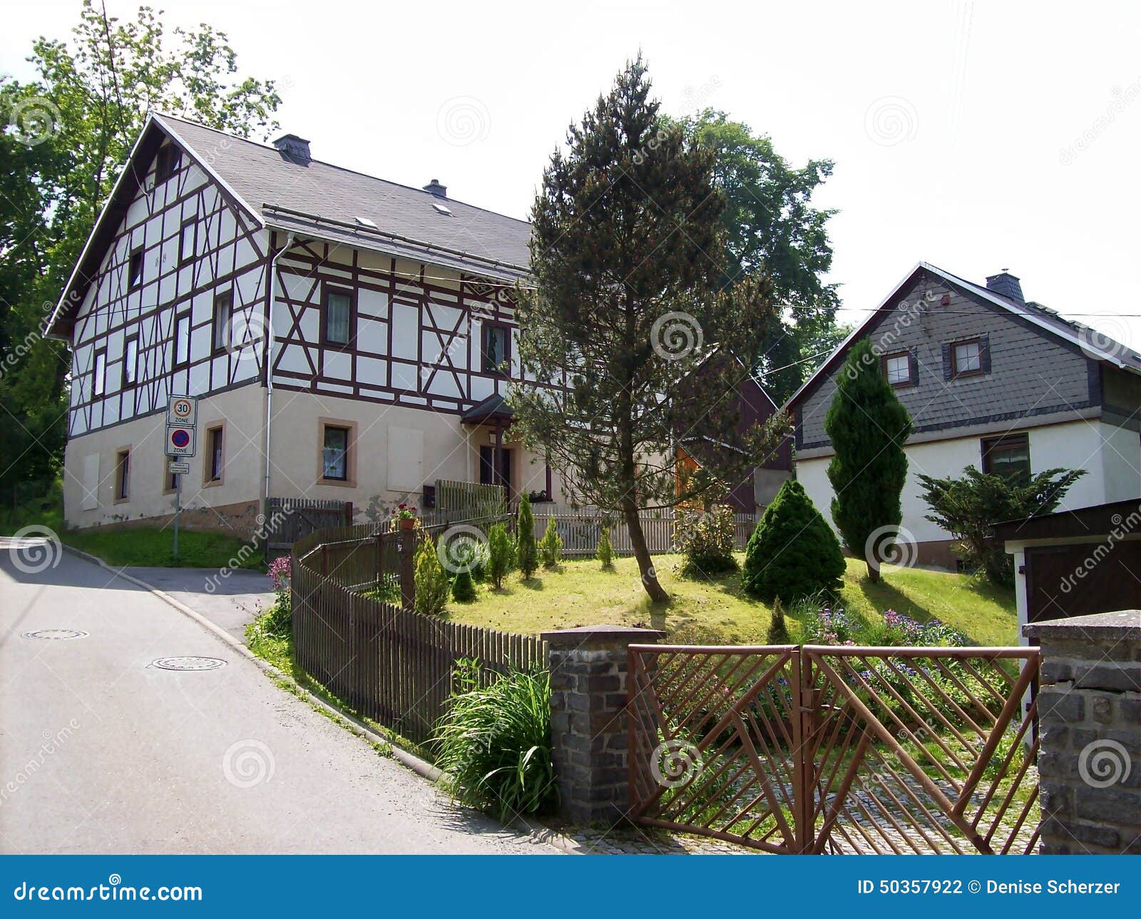 Idyll stock photo. Image of garden, plant, home, farmhouse - 50357922