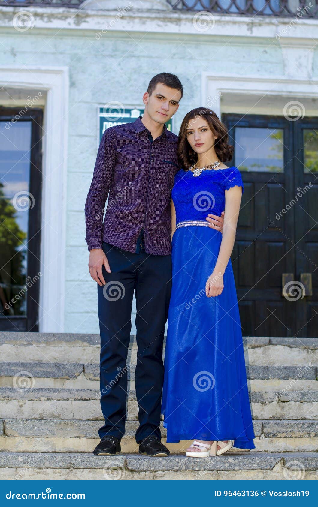 Idyll of a young couple. stock photo. Image of happiness - 96463136