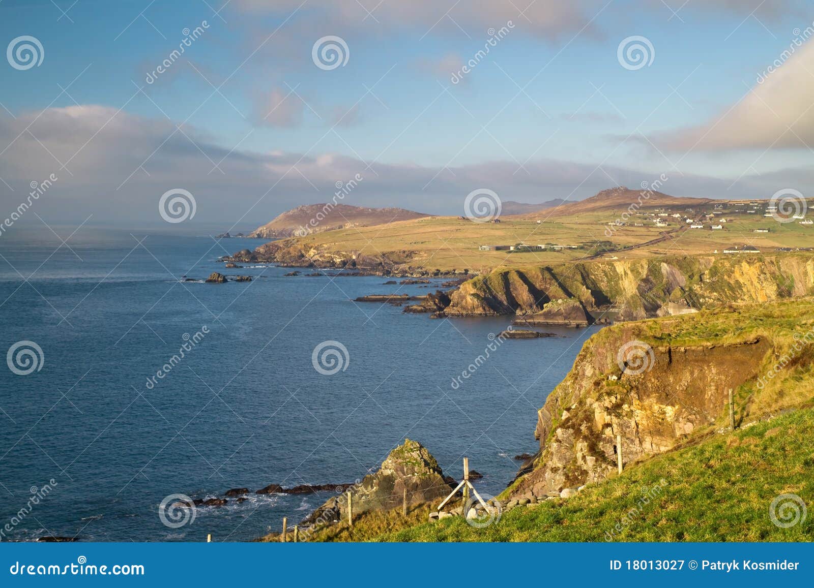 Idyllic Irish Coast Scenery Stock Image - Image of fishing, nature ...