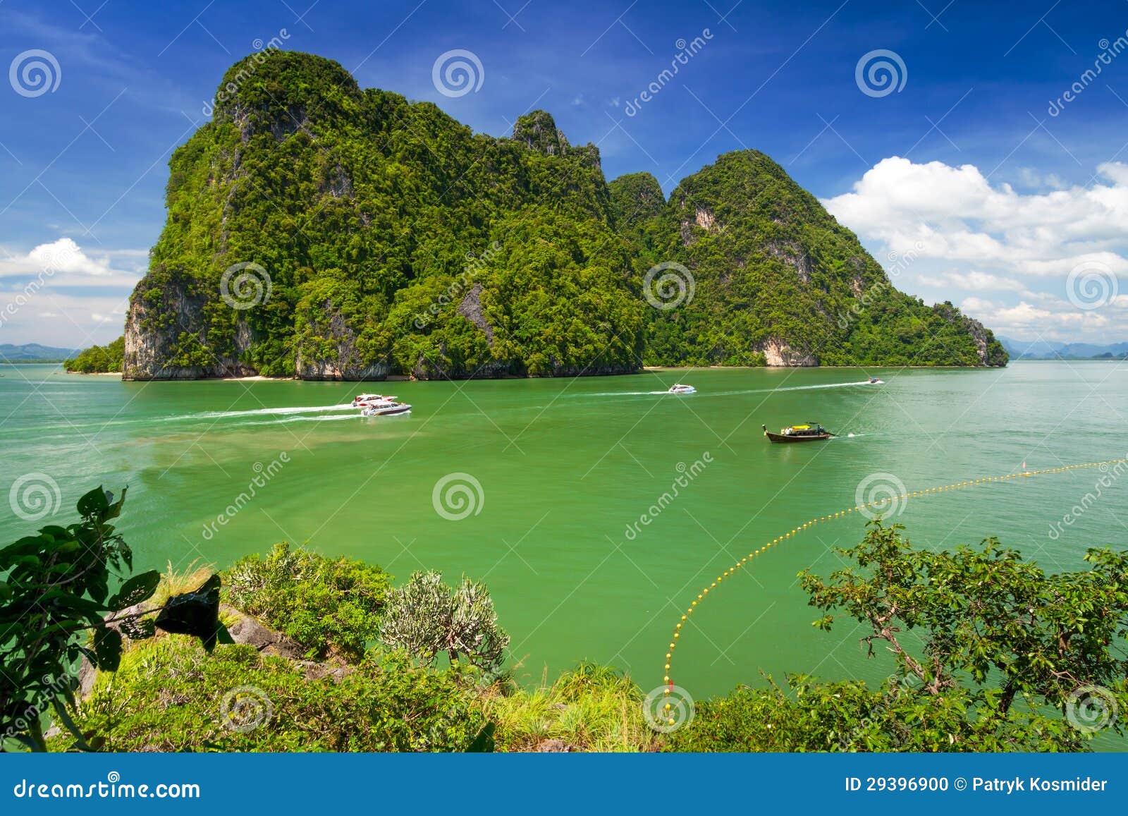 Idyllic Island of Phang Nga National Park Stock Photo - Image of exotic ...