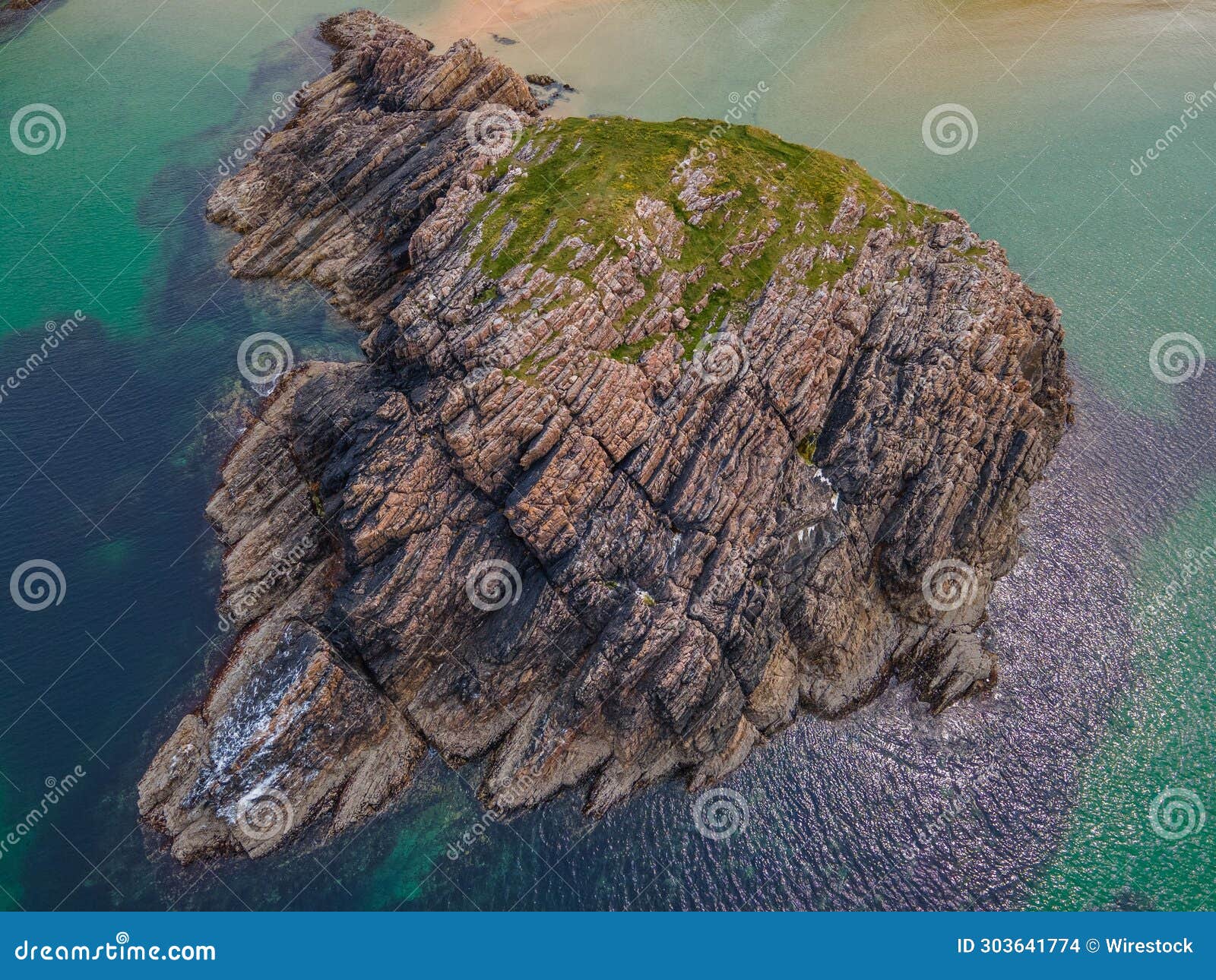 Idyllic Island is Situated in the Middle of a Vast Expanse of Ocean ...