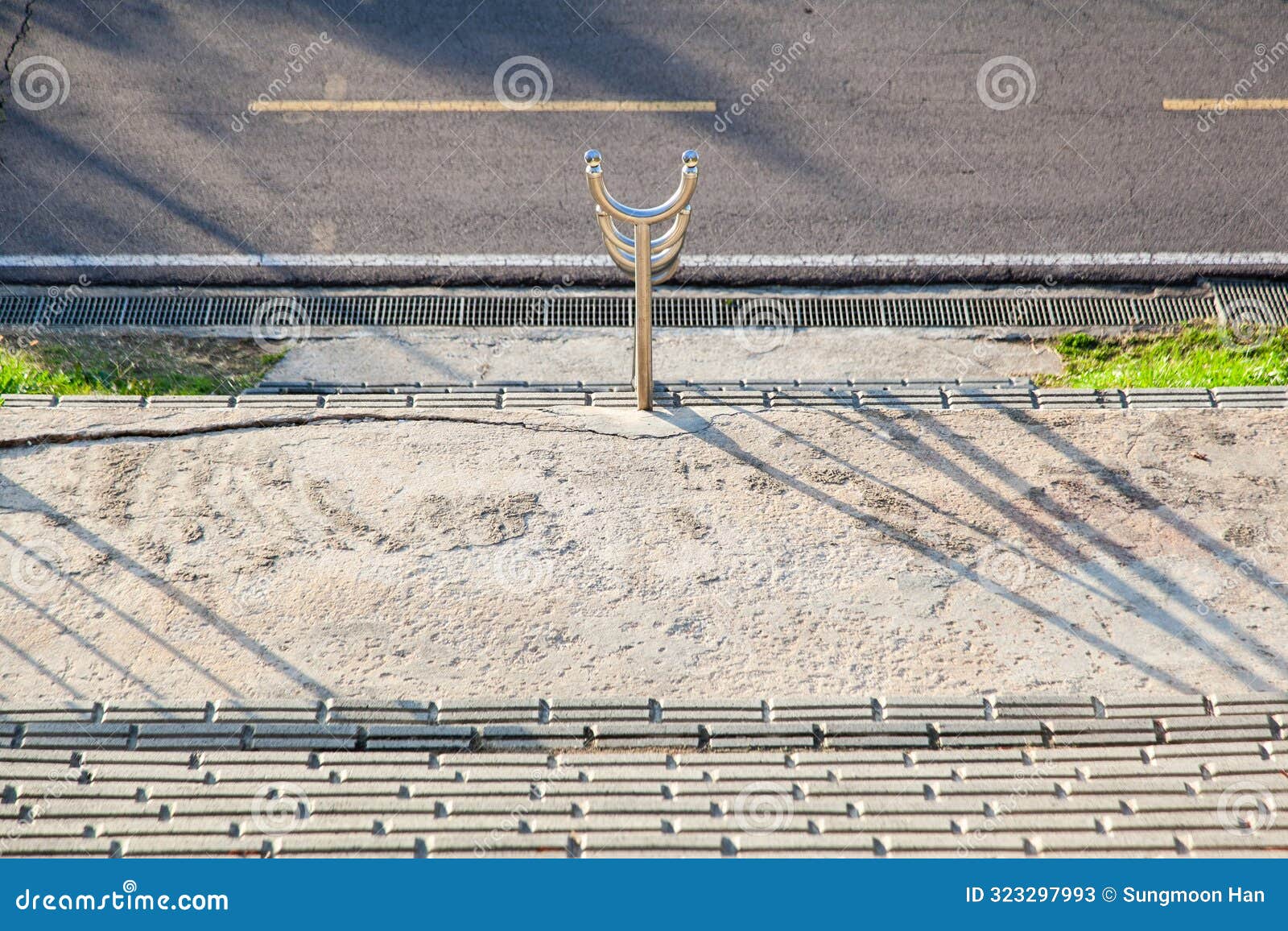 High-angle View of the Staircases and Handrail Stock Image - Image of ...