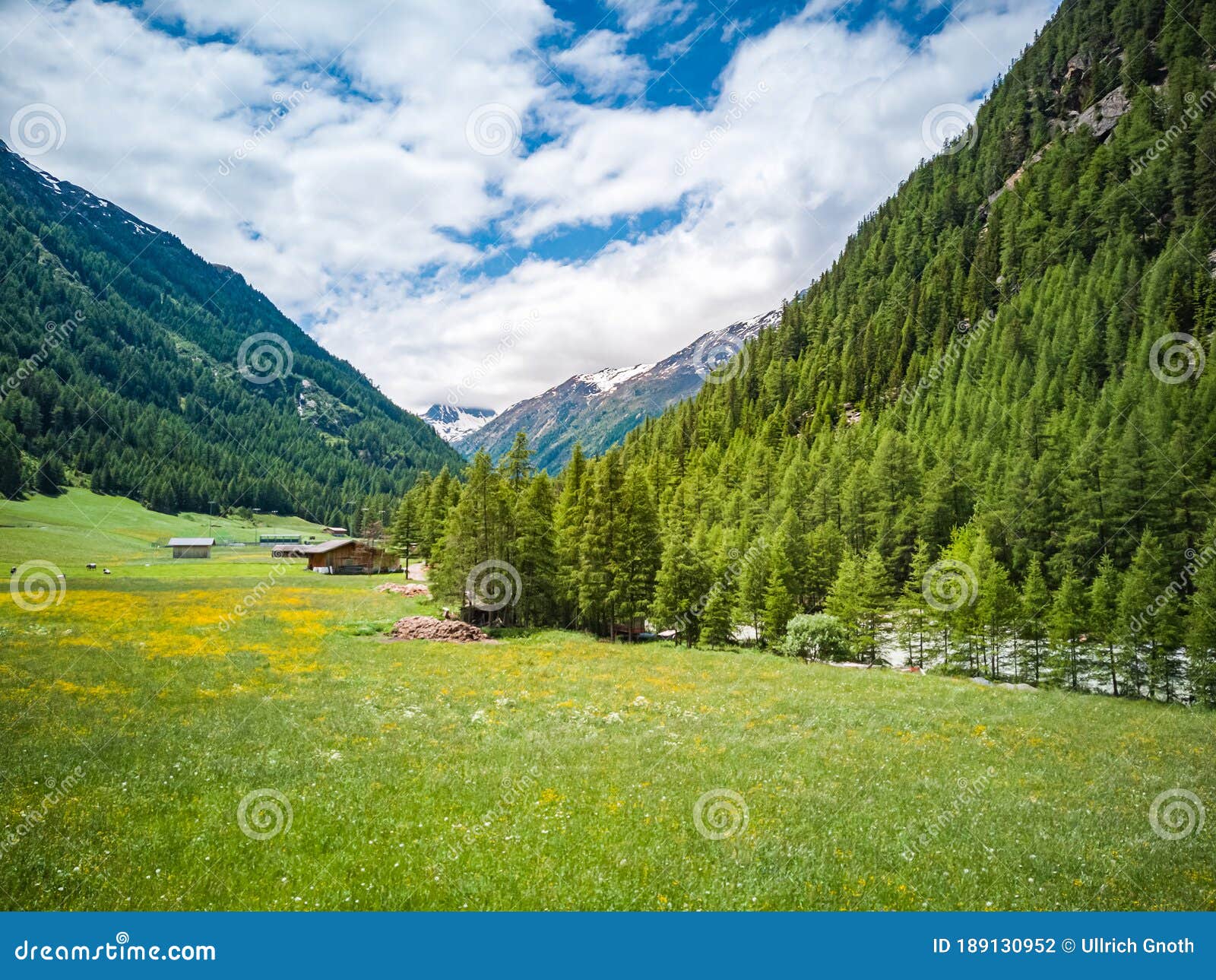 Idyllic Oetz Valley, Tyrol, Austria Stock Photo - Image of destination ...
