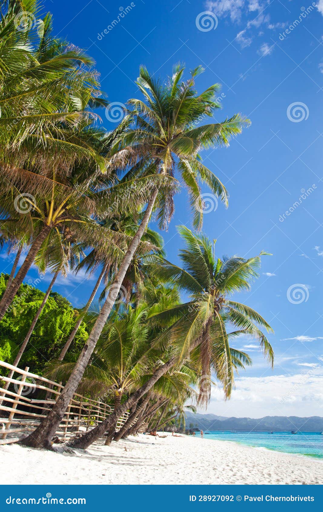 Idyllic tropical scene stock photo. Image of ocean, coastline - 28927092