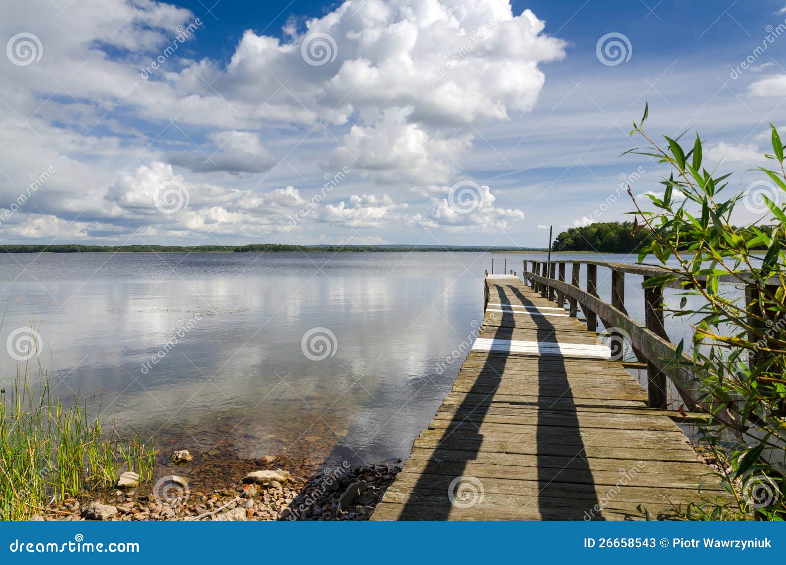 Idyllic View from the Bridge Stock Image - Image of charming, secret ...