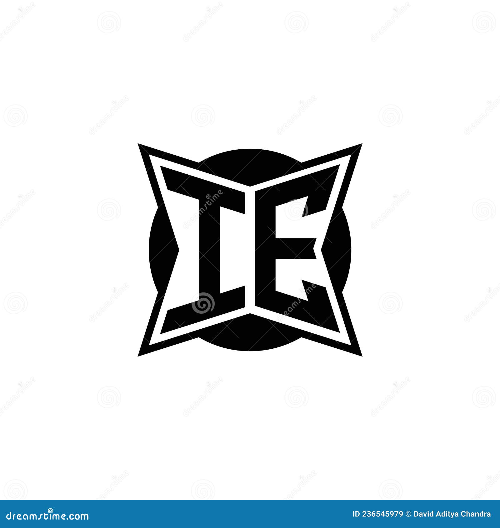 IE Logo Monogram Geometric Modern Design Stock Vector - Illustration of ...