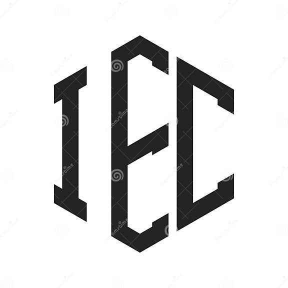 IEC Logo Design. Initial Letter IEC Monogram Logo Using Hexagon Shape ...