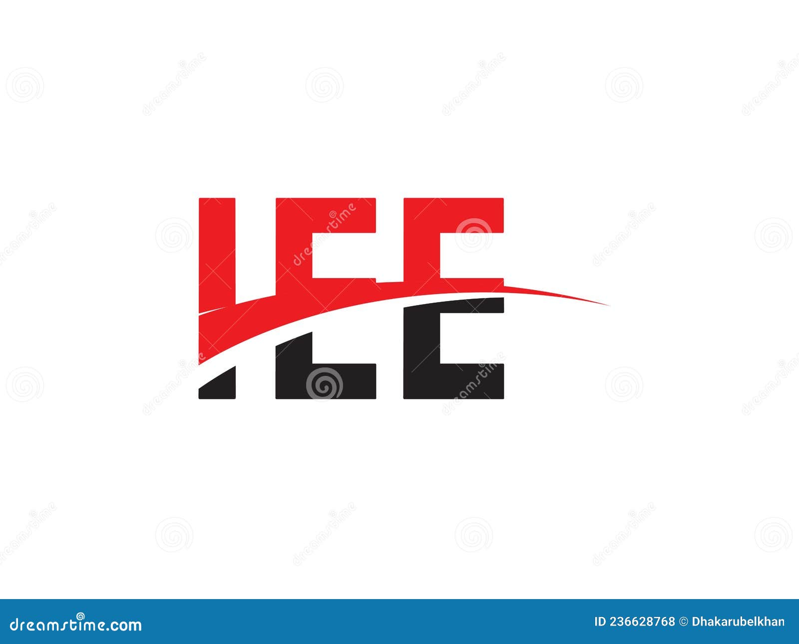 IEE Letter Initial Logo Design Vector Illustration Stock Vector ...