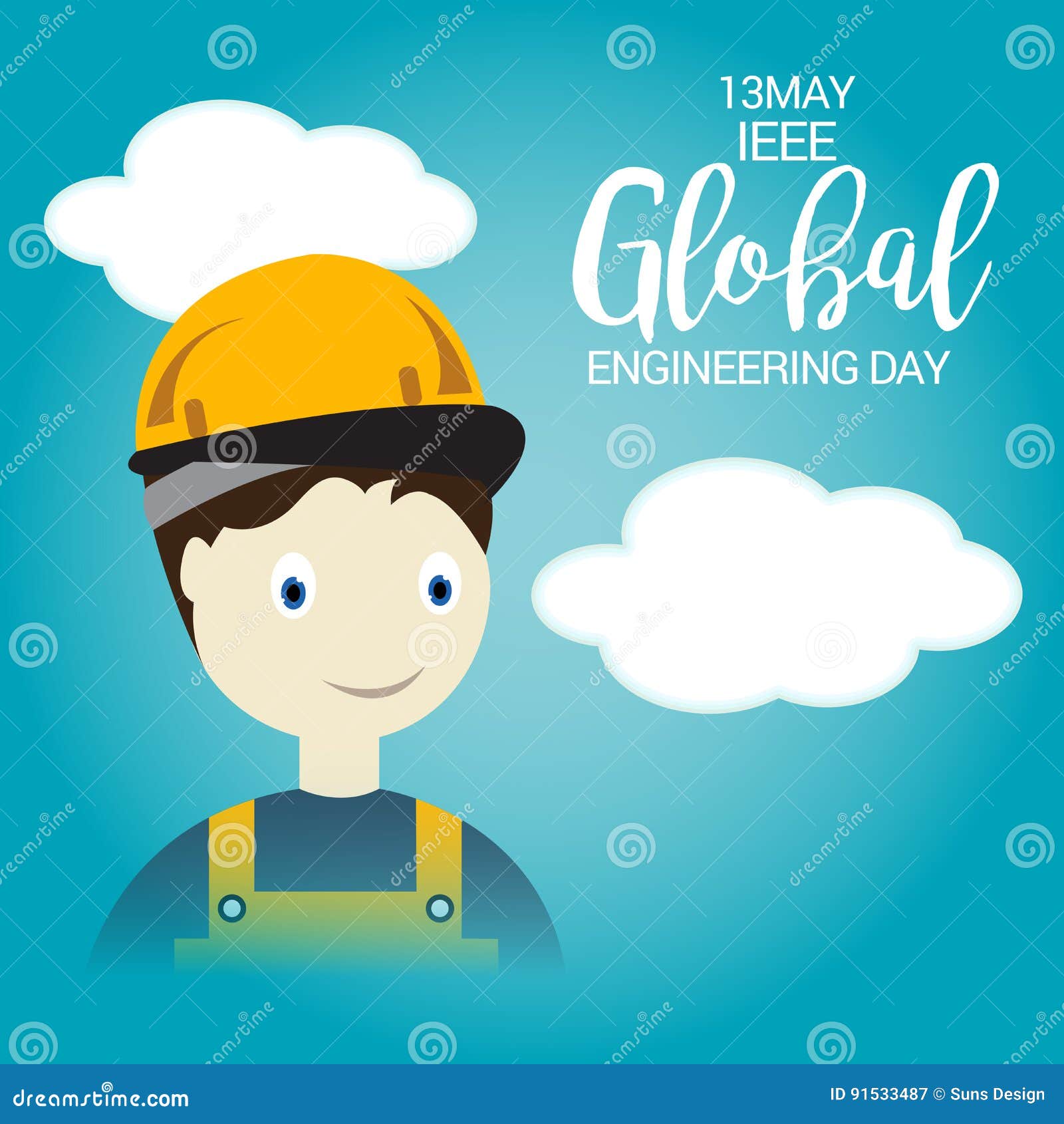 Ieee Global Engineering Day. Stock Illustration - Illustration of ...