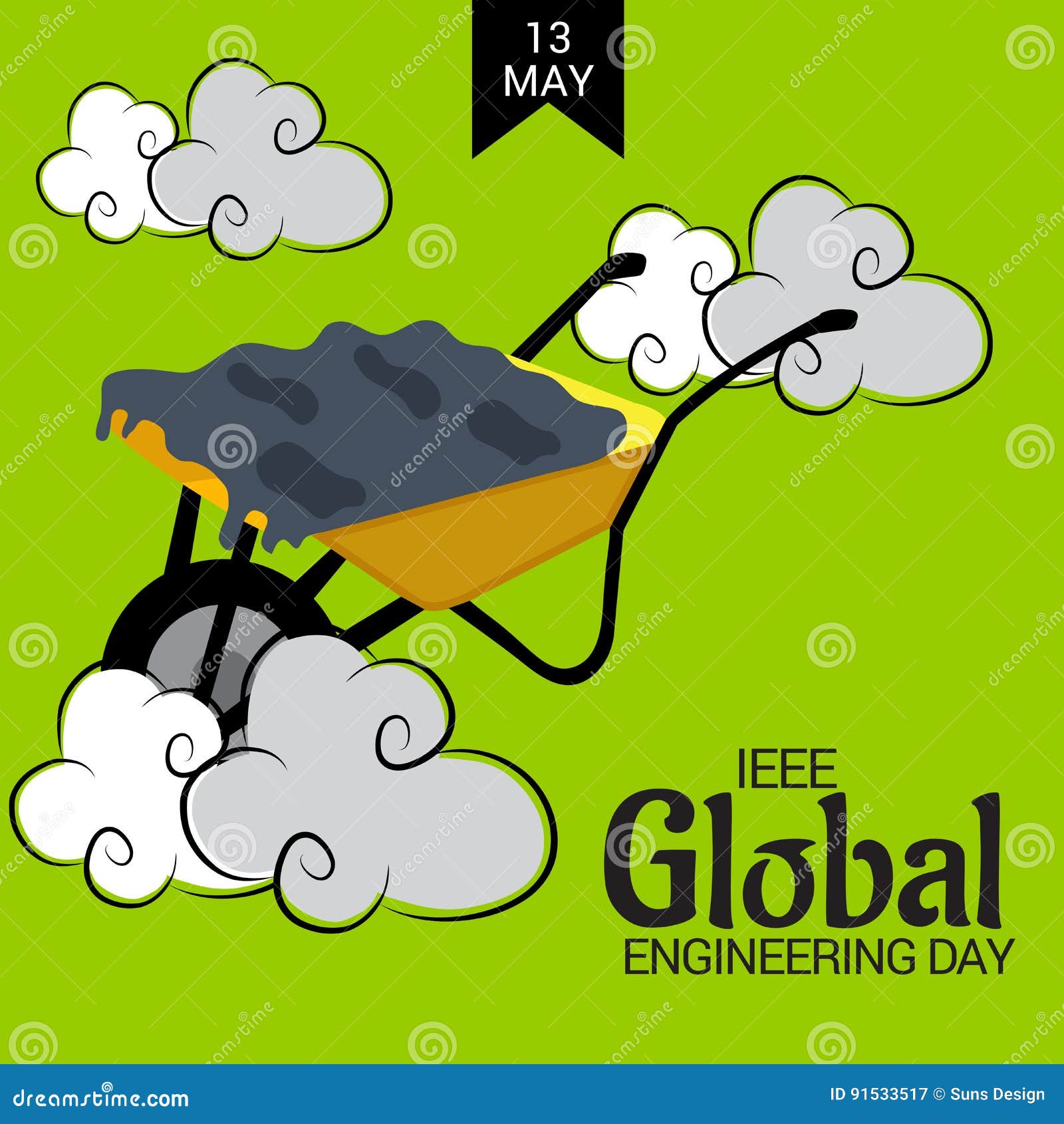 Ieee Global Engineering Day. Stock Illustration - Illustration of ...