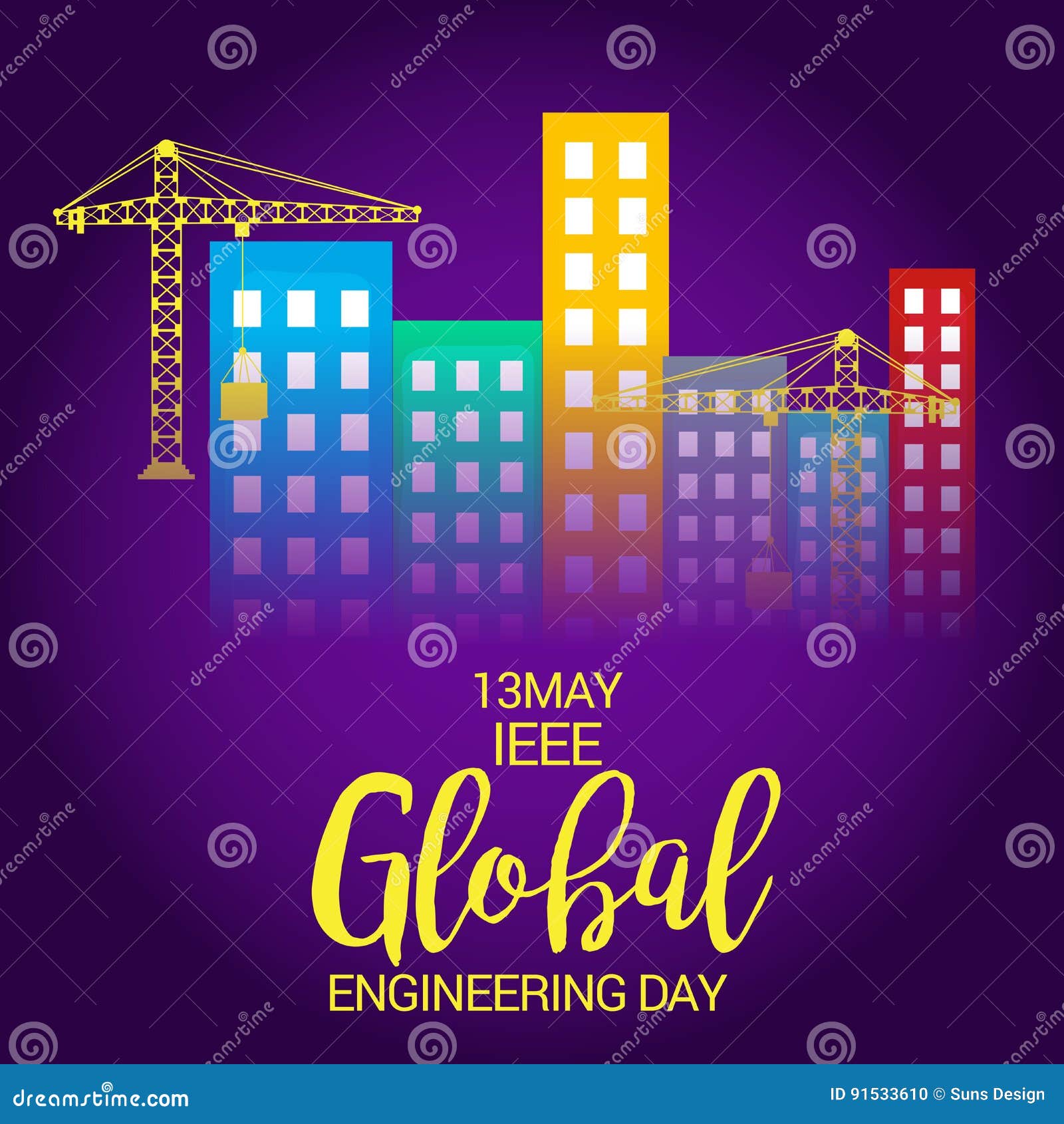 Ieee Global Engineering Day. Stock Illustration - Illustration of ...