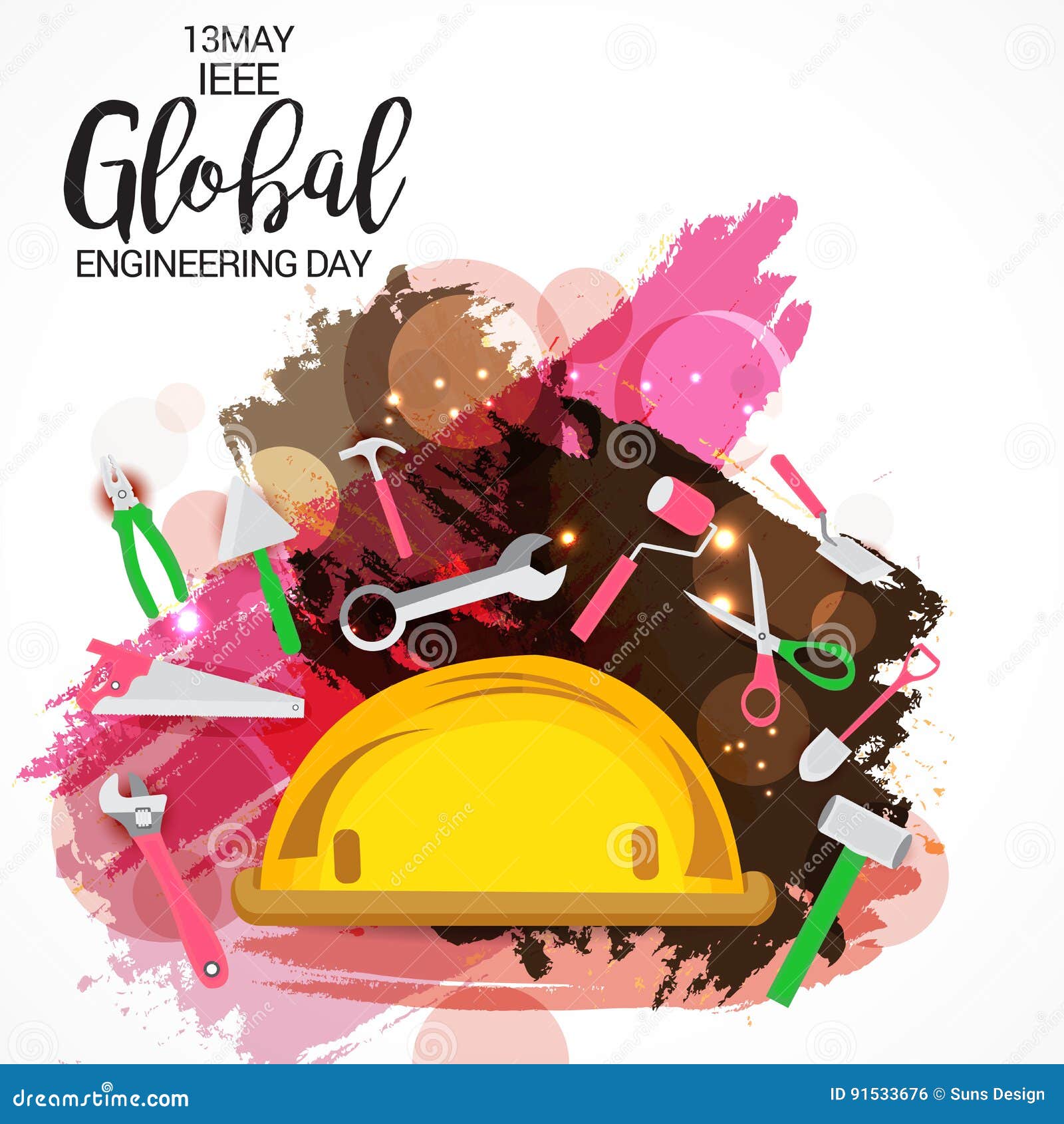 Ieee Global Engineering Day. Stock Illustration - Illustration of ...