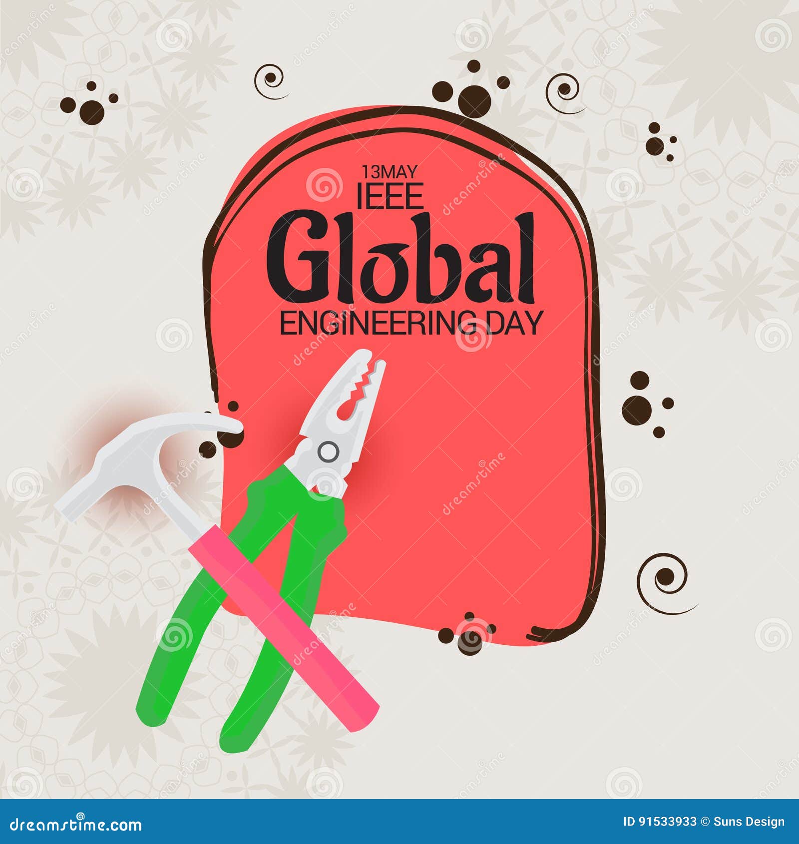 Ieee Global Engineering Day. Stock Illustration - Illustration of space ...