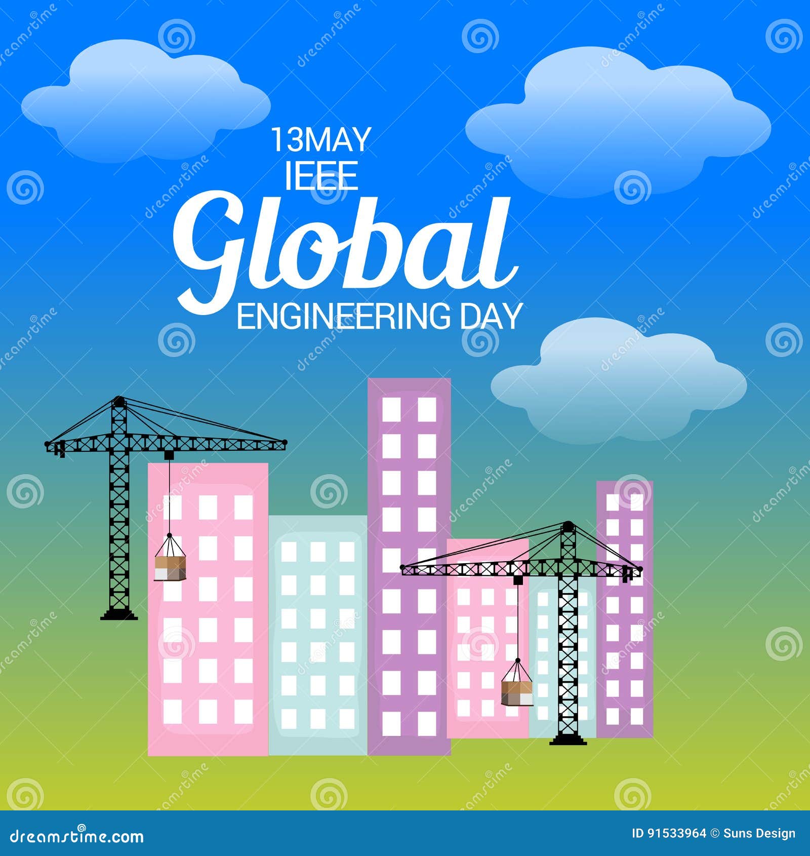 Ieee Global Engineering Day. Stock Illustration - Illustration of human ...