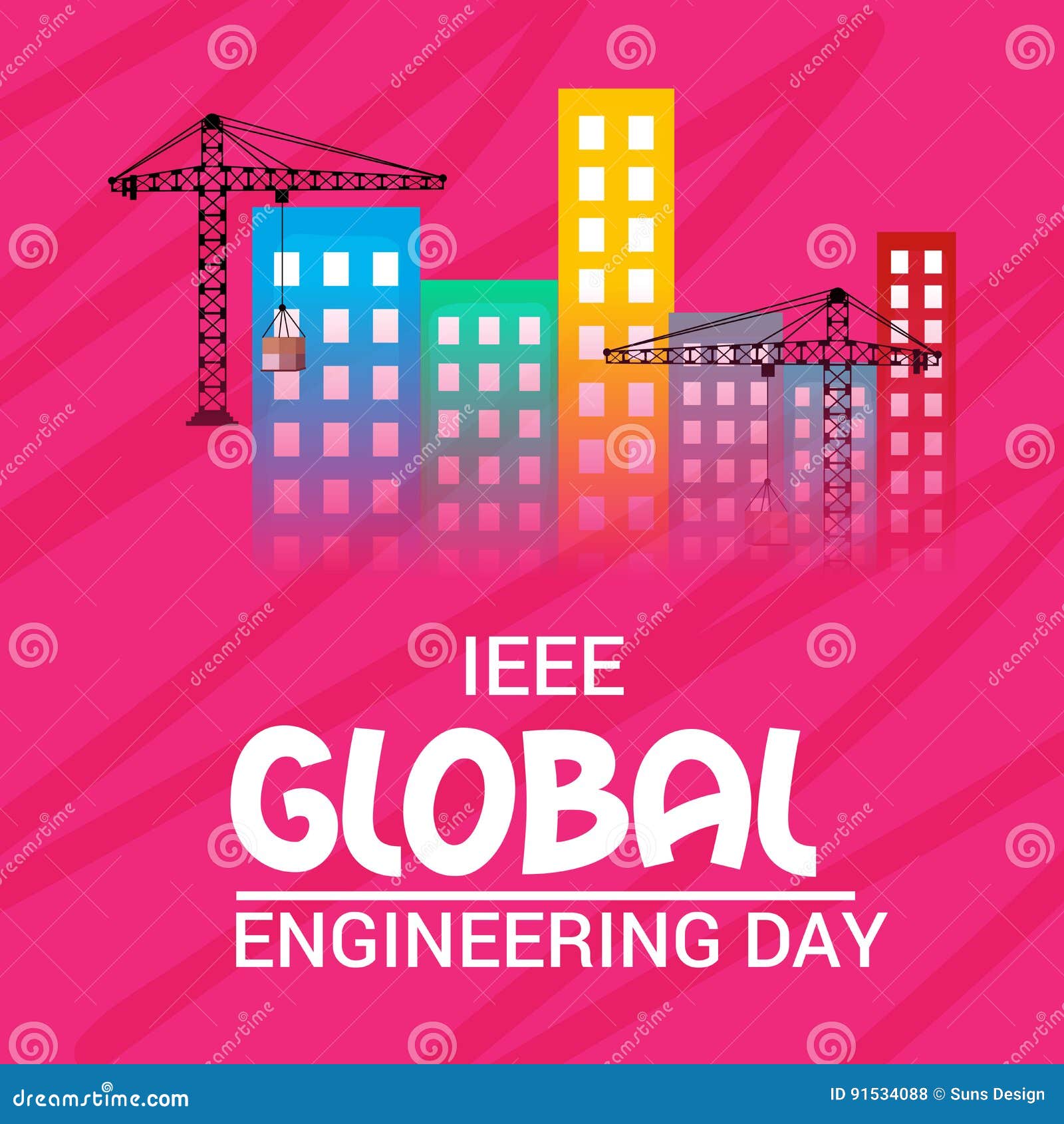 Ieee Global Engineering Day. Stock Illustration - Illustration of ieee ...