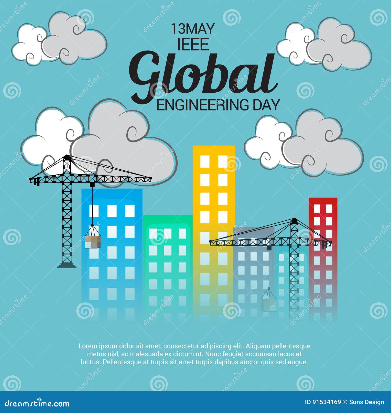 Ieee Global Engineering Day. Stock Illustration - Illustration of ieee ...