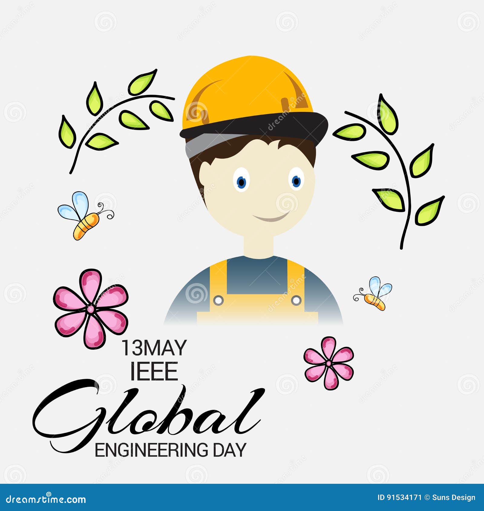 Ieee Global Engineering Day. Stock Illustration - Illustration of ...