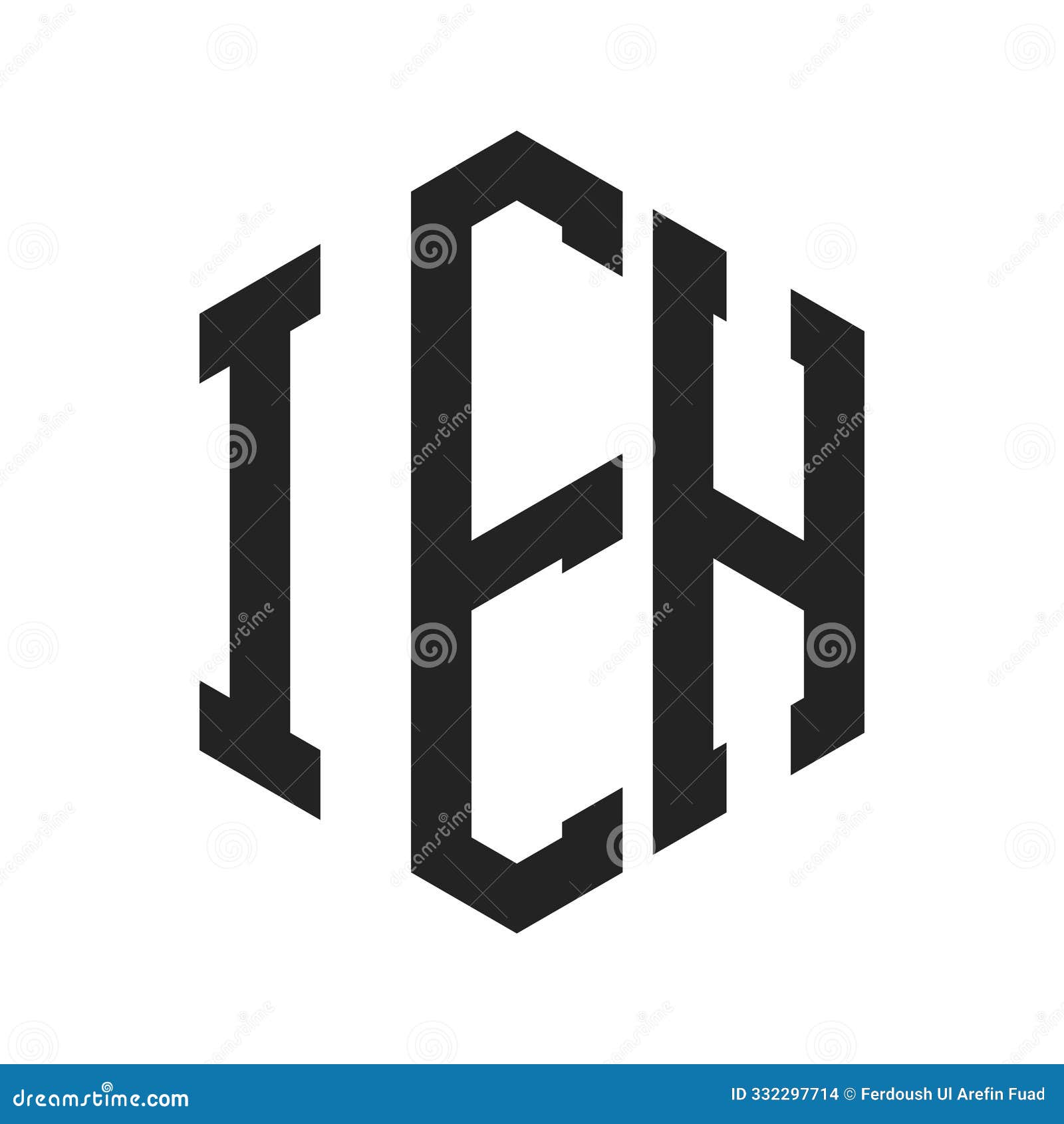 IEH Logo Design. Initial Letter IEH Monogram Logo Using Hexagon Shape ...